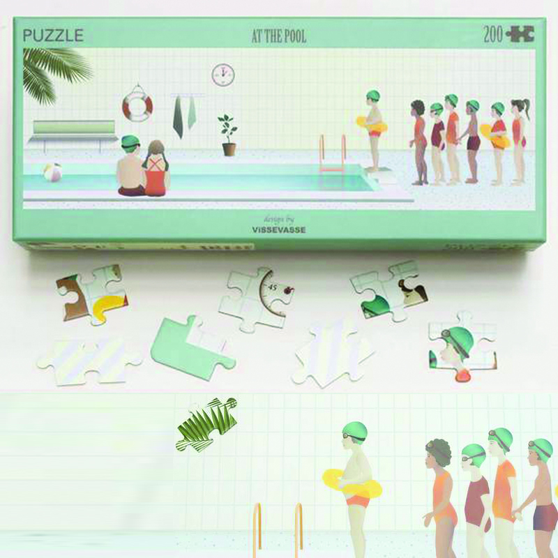 Παιχνίδια :: Παζλ :: ViSSEVASSE Puzzle 200 κομμάτια "At the pool" - A ...